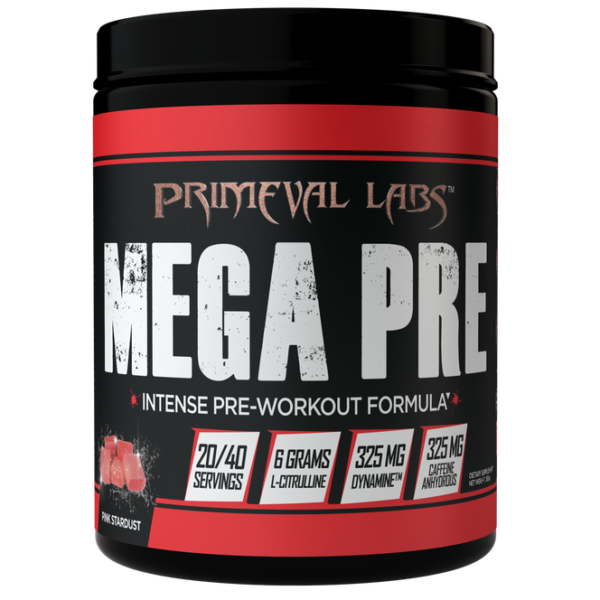 Mega Pre Goes BLACK! Primeval Labs Crushes it with Heavier Stim Pre Workout