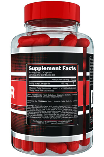 Primeval Labs Primavar: A Highly-Dosed Laxogenin Capsule!