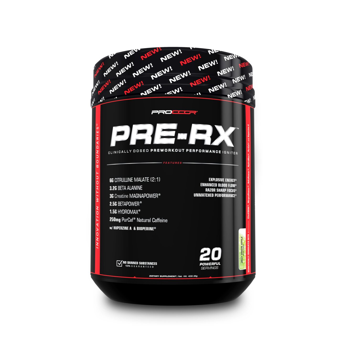 Proccor Pre-RX - Workout Enhancement for Focused Athletes
