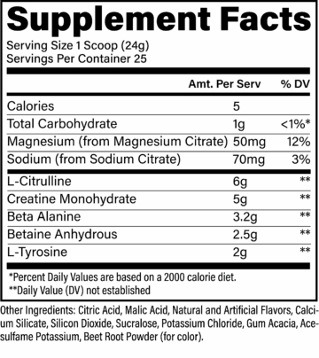 CBUM Essential Performance: 6 Ingredient Stim-Free Pre-Workout