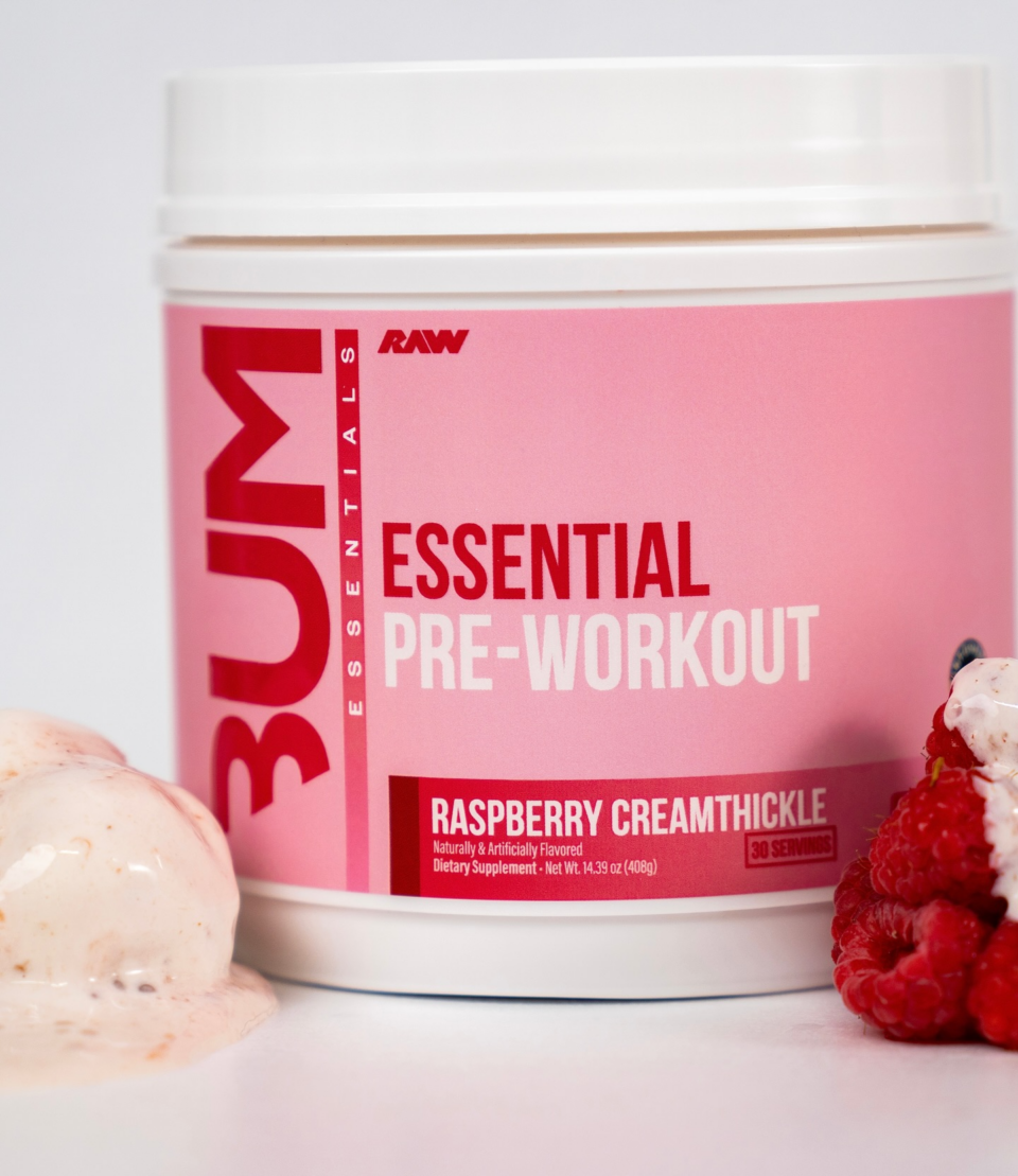 RAW Nutrition CBUM Essential Pre: Raspberry Creamthickle Now Out