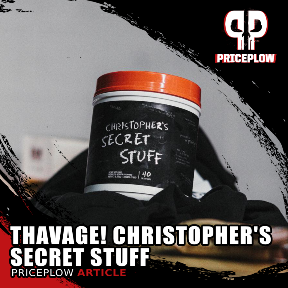 Chistopher's Secret Stuff: Raw Nutrition's CBum Thavage Limited Edition Pre