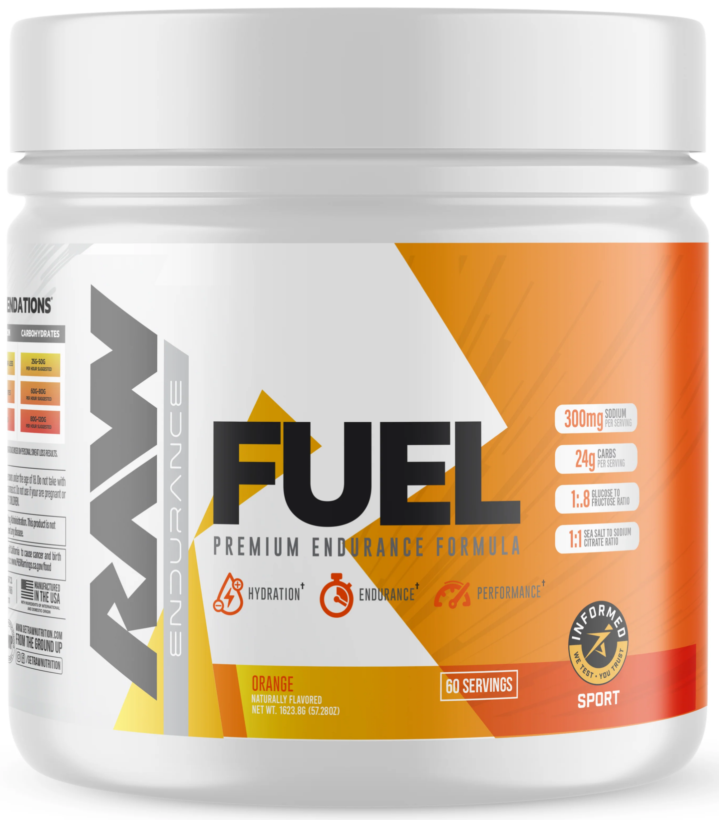 RAW Nutrition Endurance Line FUEL: Built for Athletes