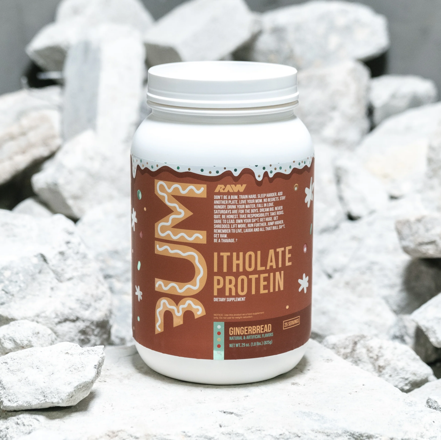 RAW Nutrition Gingerbread Itholate for a CBum Christmas Treat