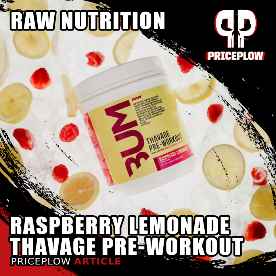 RAW Nutrition CBum Thavage Pre-Workout Raspberry Lemonade Release