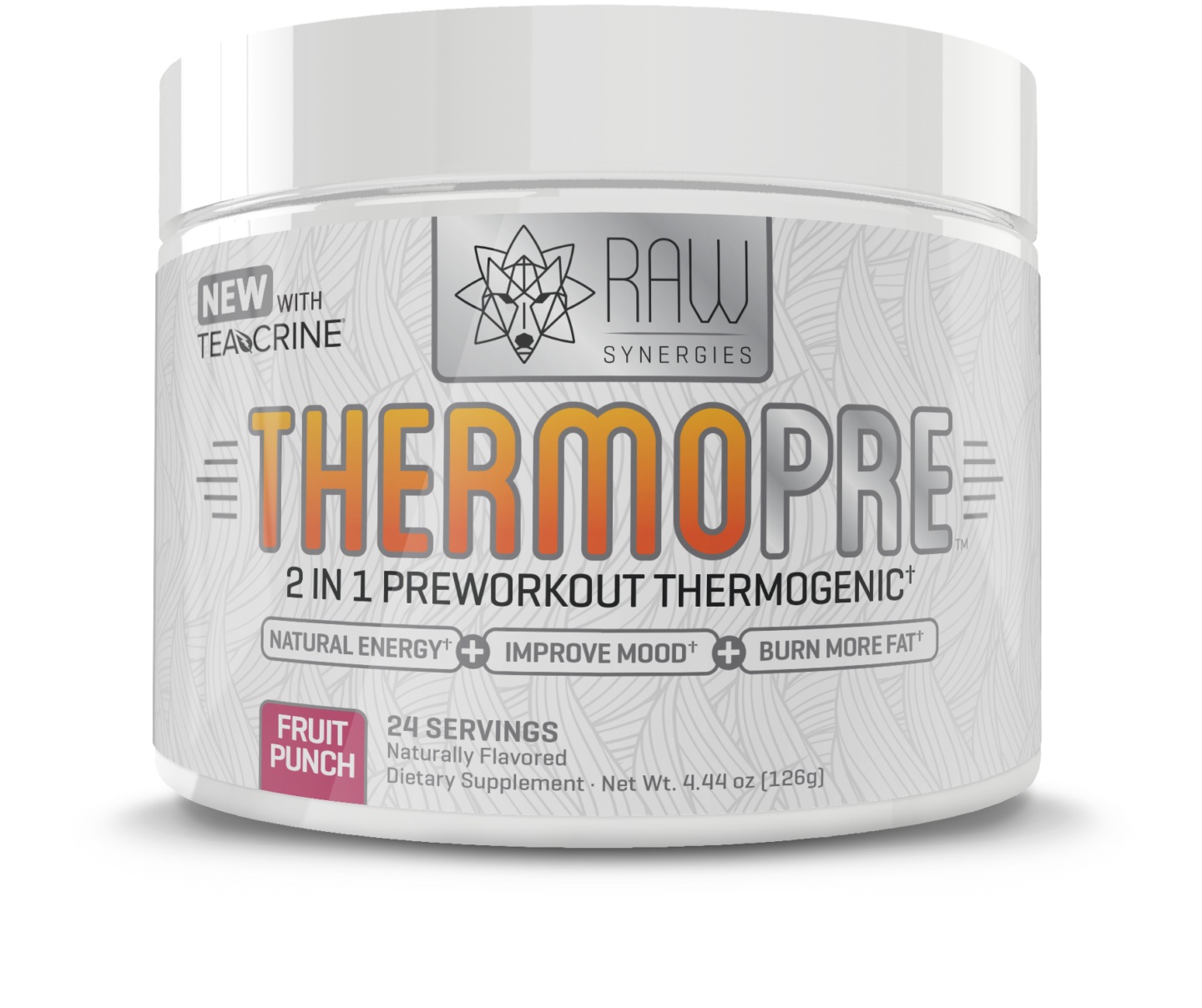 RAW Synergies Thermo Pre: 2-in-1 Fat Burning Pre Workout