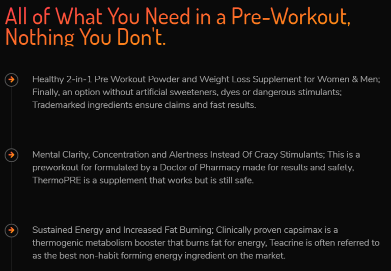 RAW Synergies Thermo Pre: 2-in-1 Fat Burning Pre Workout