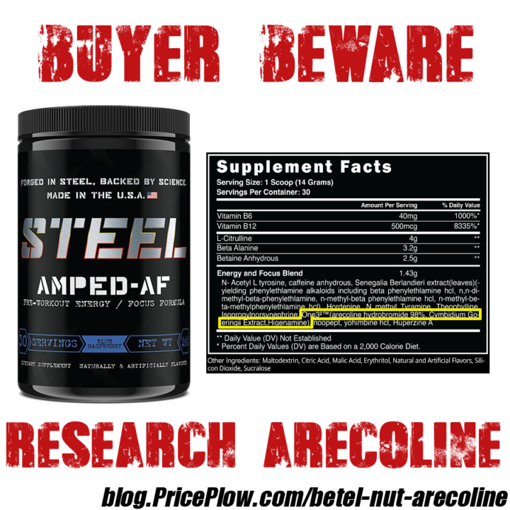 Arecoline from Betel Nut: Cancer-Causing Supplement Ingredient?