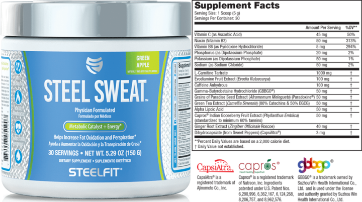 SteelFit Shredded Steel: The Intense Fat Burner That Wires You IN