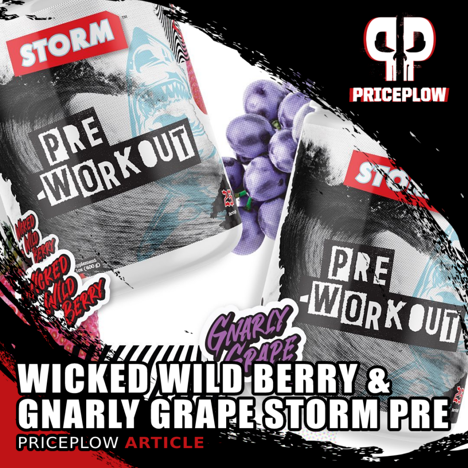 STORM Pre-Workout Adds Wicked Wild Berry & Gnarly Grape Flavors