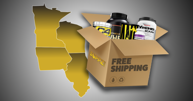 Suppz Free Shipping on Orders Over $20 to WI, IA, IL, or MN!