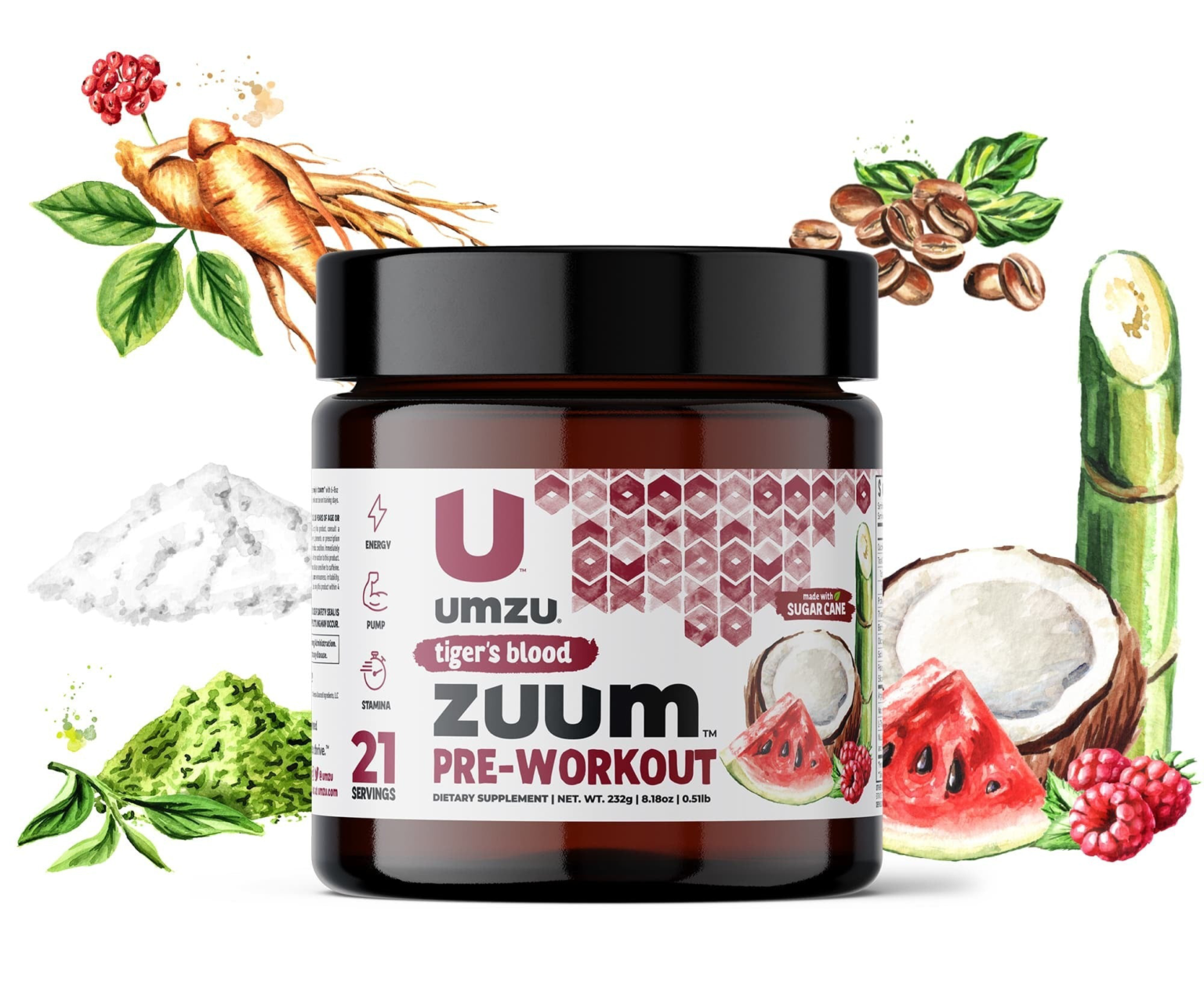 Umzu ZUUM: A Naturally-Minded Pre-Workout Supplement