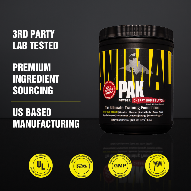 Animal Pak POWDER: Multivitamin Powder with Upgraded Flavor and No Pills!