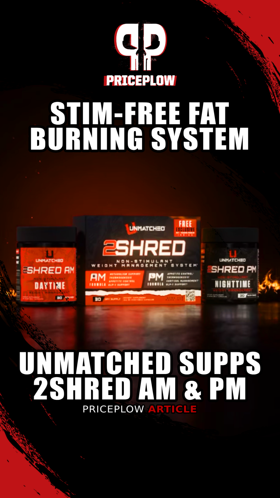 Unmatched Supps 2SHRED AM & PM: Kris Gethin's 24-Hour Weight Management ...