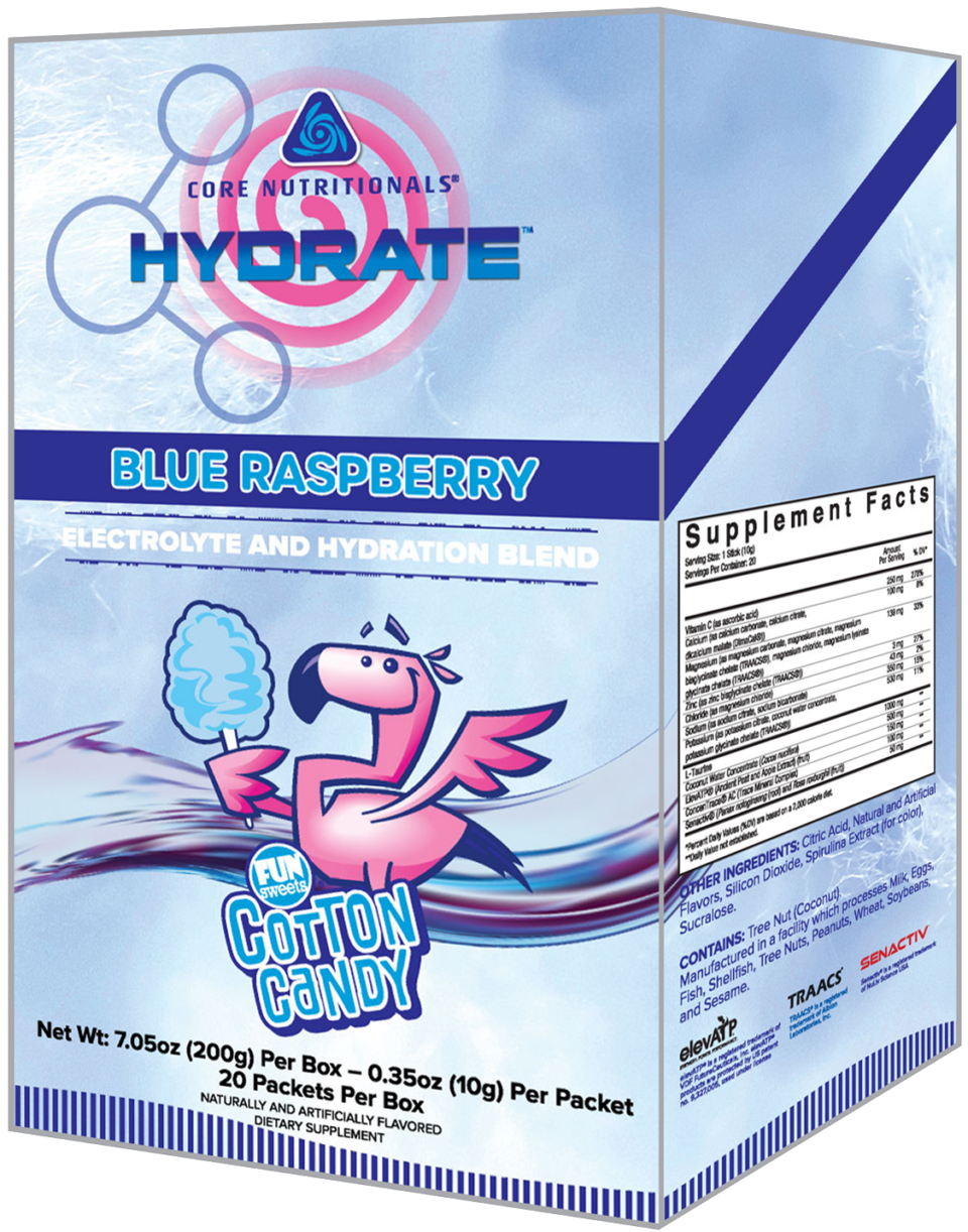 Core Nutritionals Hydrate: Fun Sweets Cotton Candy Collab
