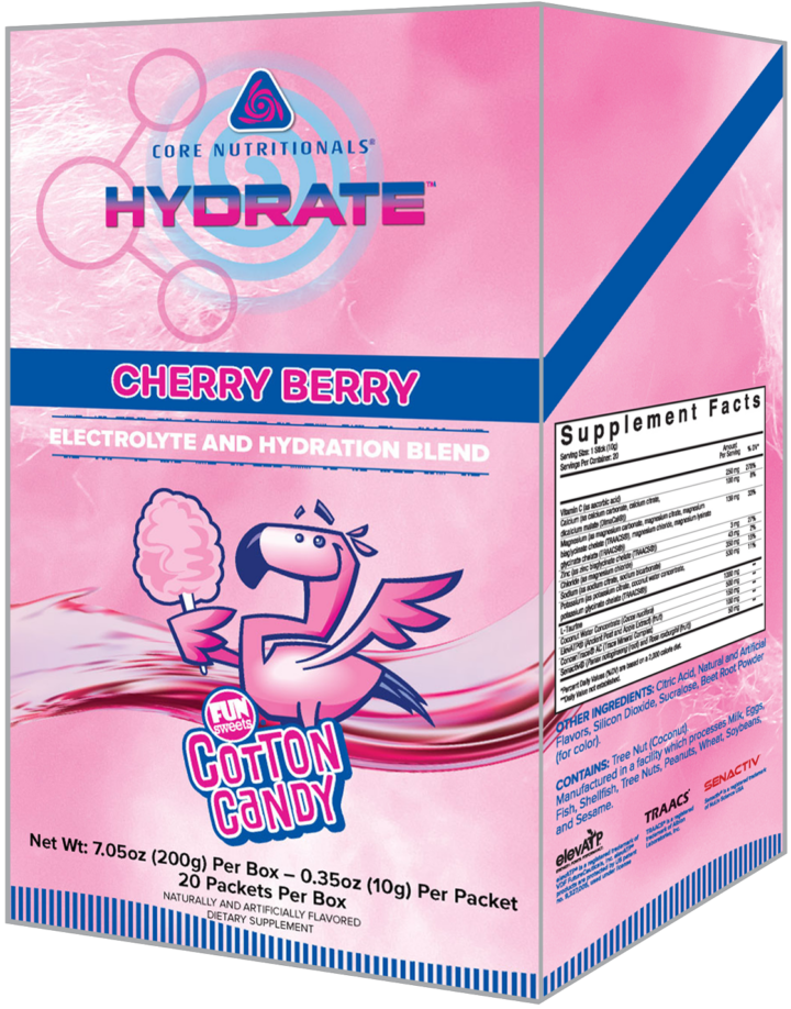 Core Nutritionals Hydrate: Fun Sweets Cotton Candy Collab